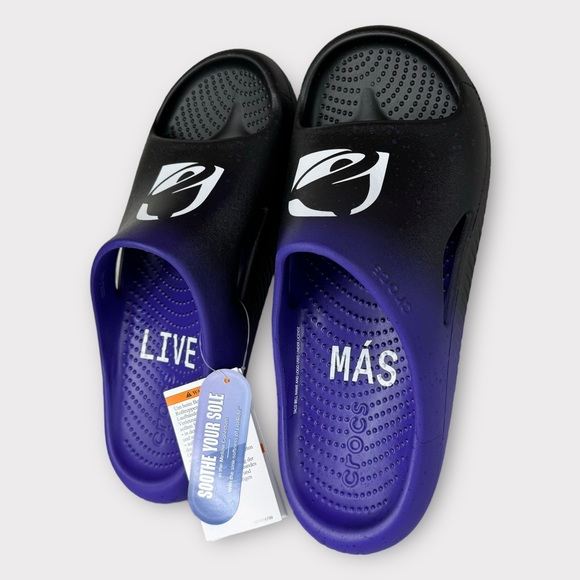 CROCS | Shoes | Taco Bell X Crocs Mellow Slide Limited Edition Mens 8 ...